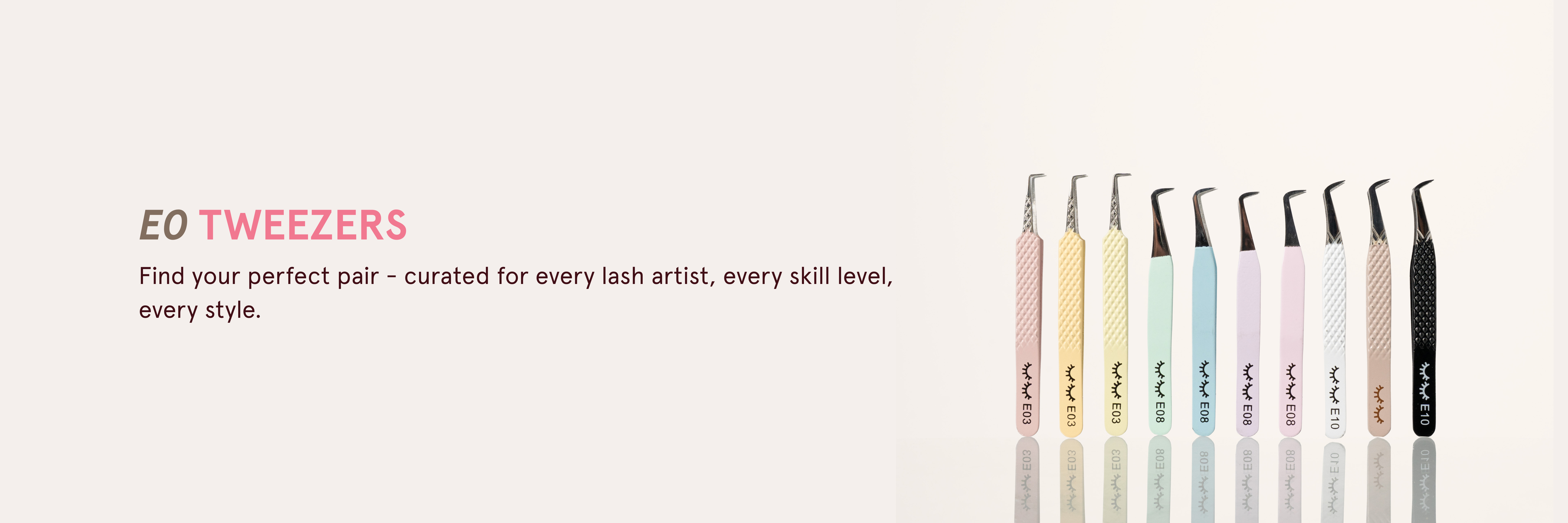 E0 Tweezers for Ultimate Precision and Grip – elan beaute and supplies
