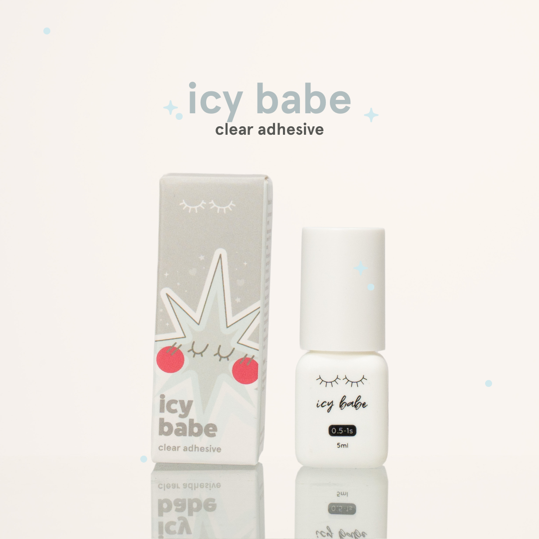 ICY BABE clear adhesive – elan beaute and supplies
