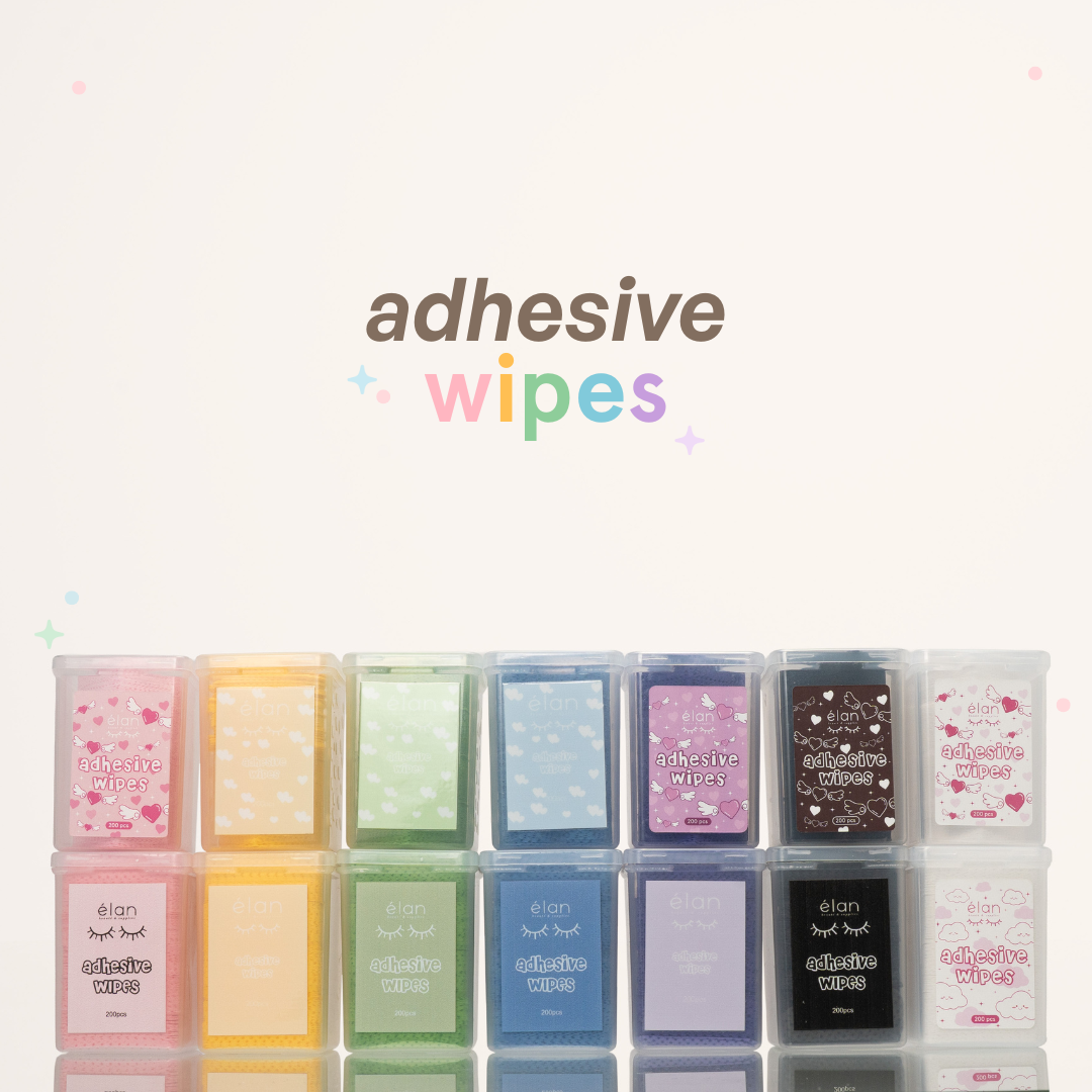 lint free adhesive wipes – elan beaute and supplies